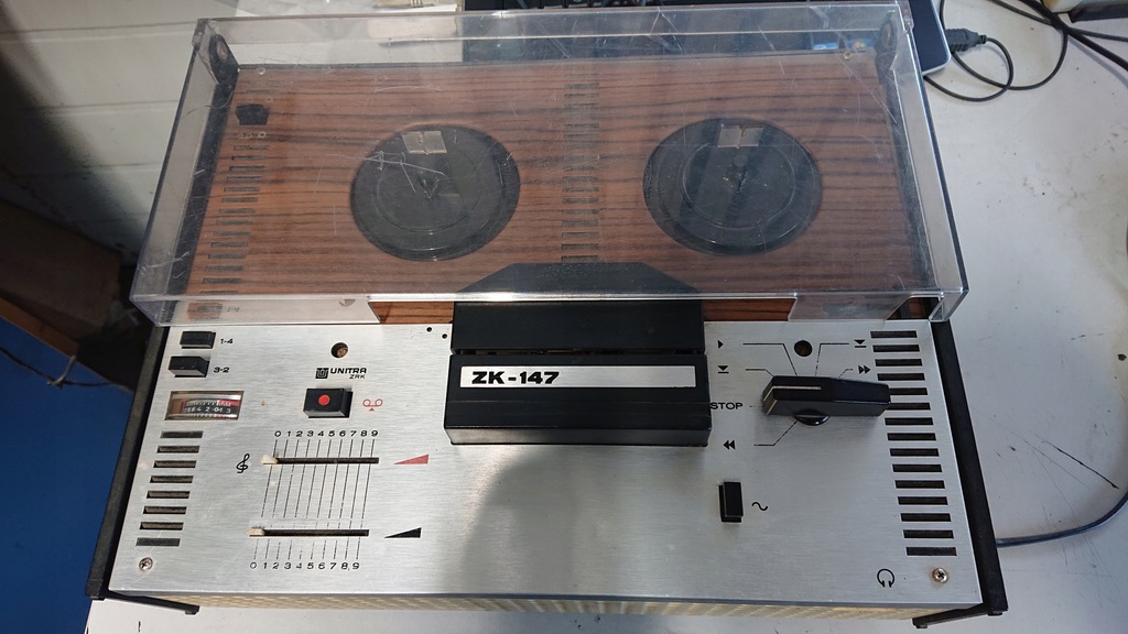MAGNETOFON SZPULOWY UNITRA ZK-147 - 11584507337 - oficjalne archiwum ...