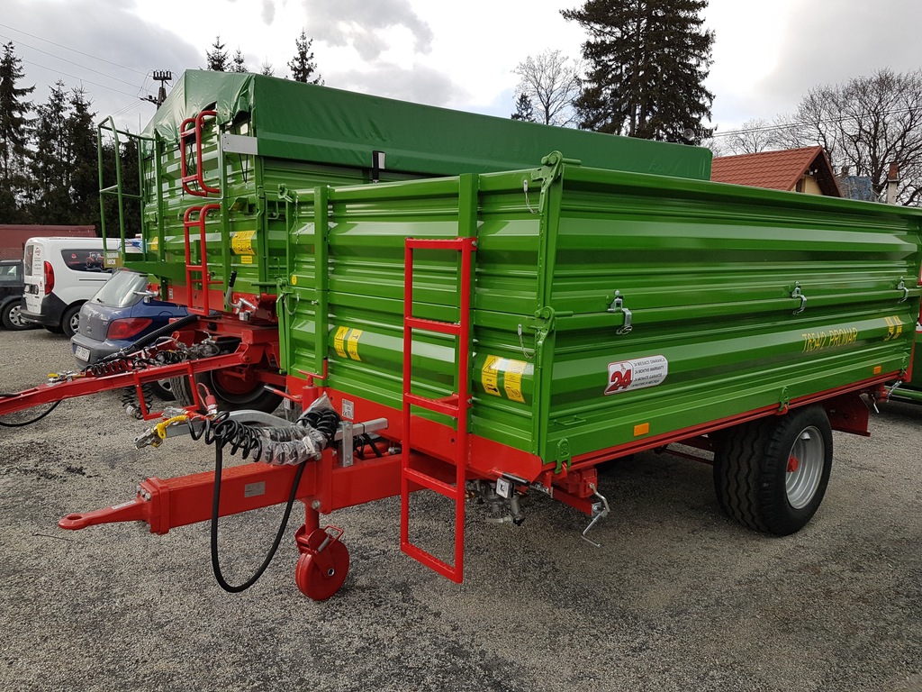 Przyczepa rolnicza jednoosiowa Pronar T671 5 T - 10147579416 - oficjalne archiwum Allegro