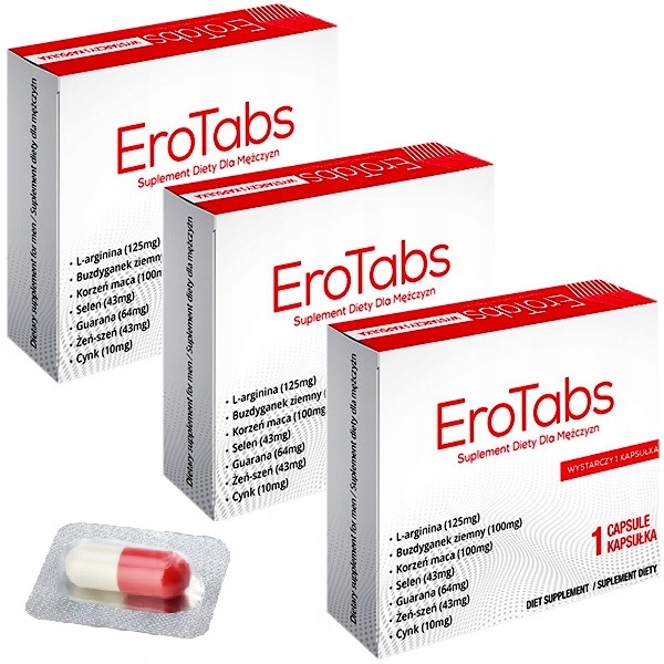 3x ERO TABS SILNE TABLETKI NA EREKCJE POTENCJE - 7055579887 - oficjalne ...
