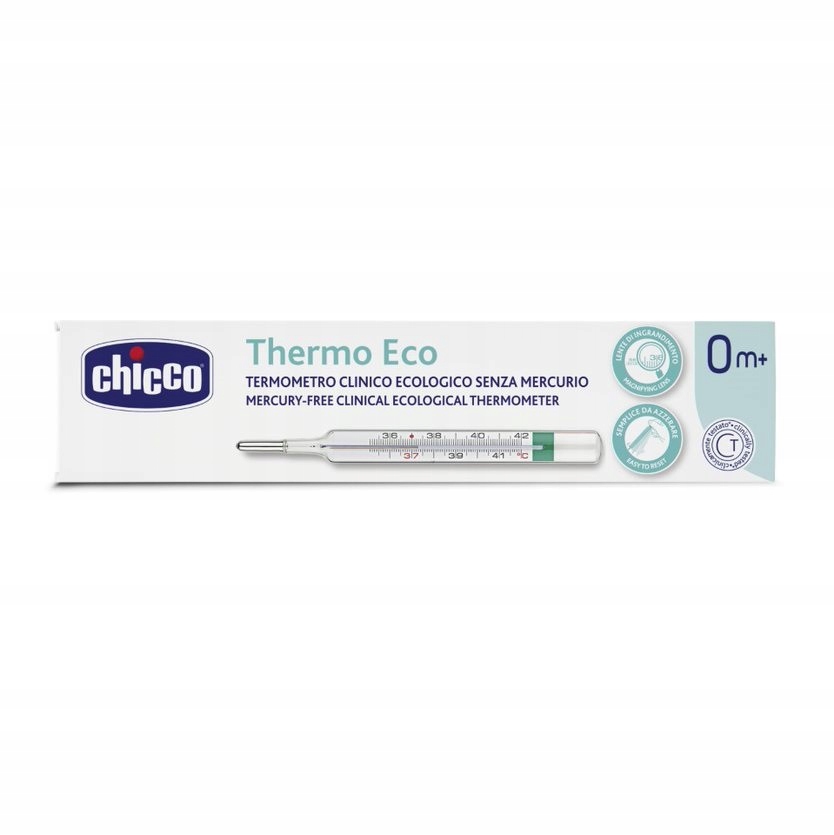 Chicco Thermo Eco termometr szklany bezrtęciowy - 12967401537 ...