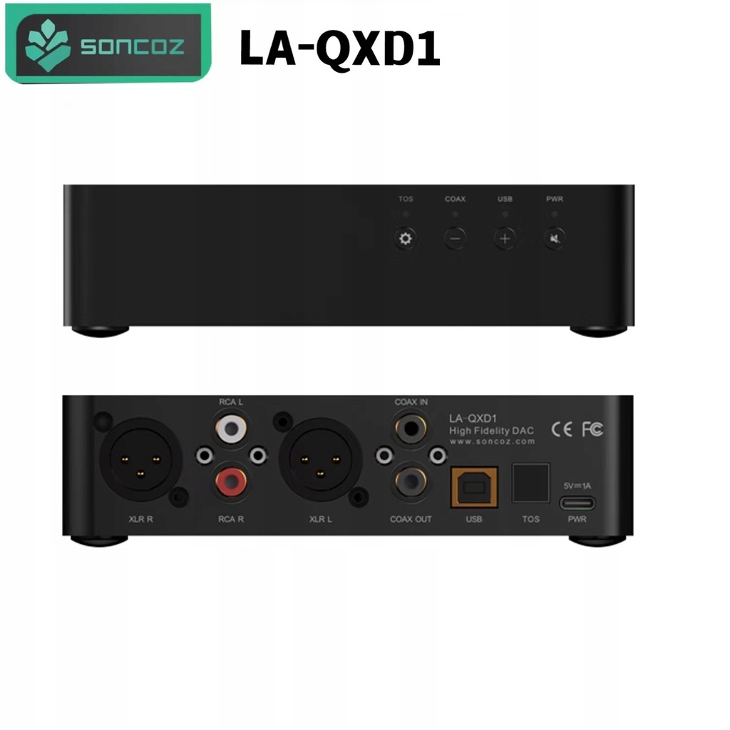 SONCOZ LA-QXD1 Układ dekodera ES9038Q2M - 10719607924 - oficjalne archiwum Allegro