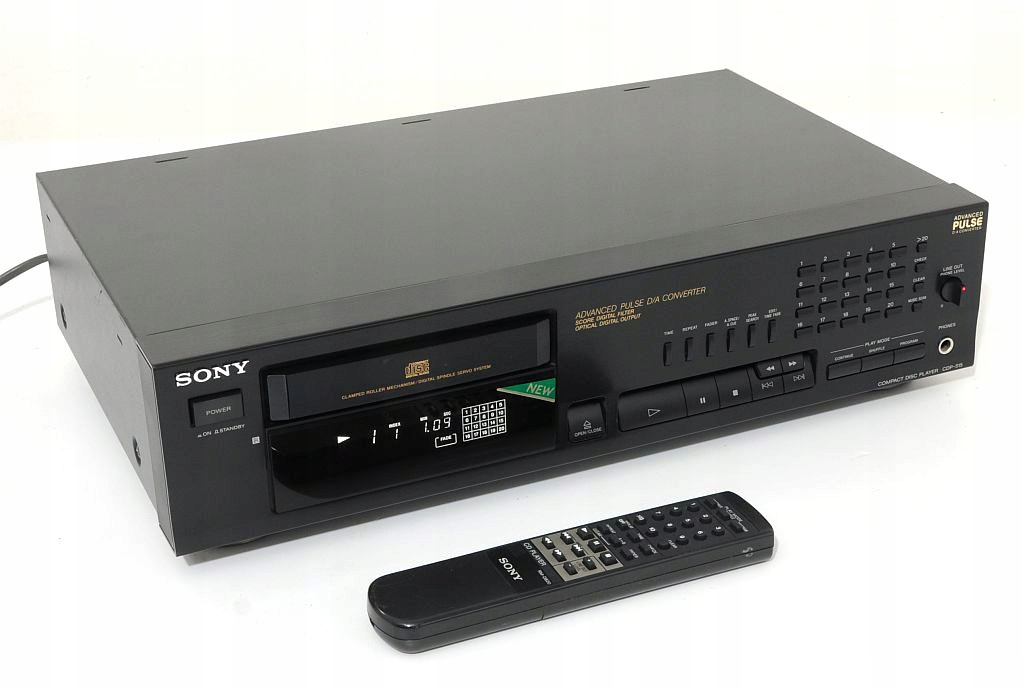 SONY CDP-515 FIRMOWY ODTWARZACZ CD PILOT ! - 15825982443 - oficjalne archiwum Allegro
