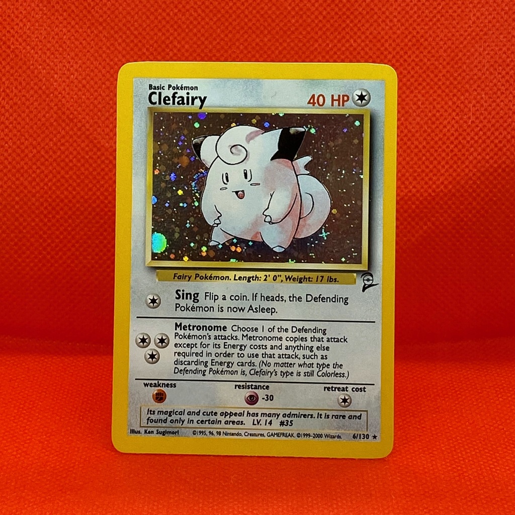 Karta Pokemon CLEFAIRY | Base Set 2 | HOLO - 9041506853 - oficjalne ...