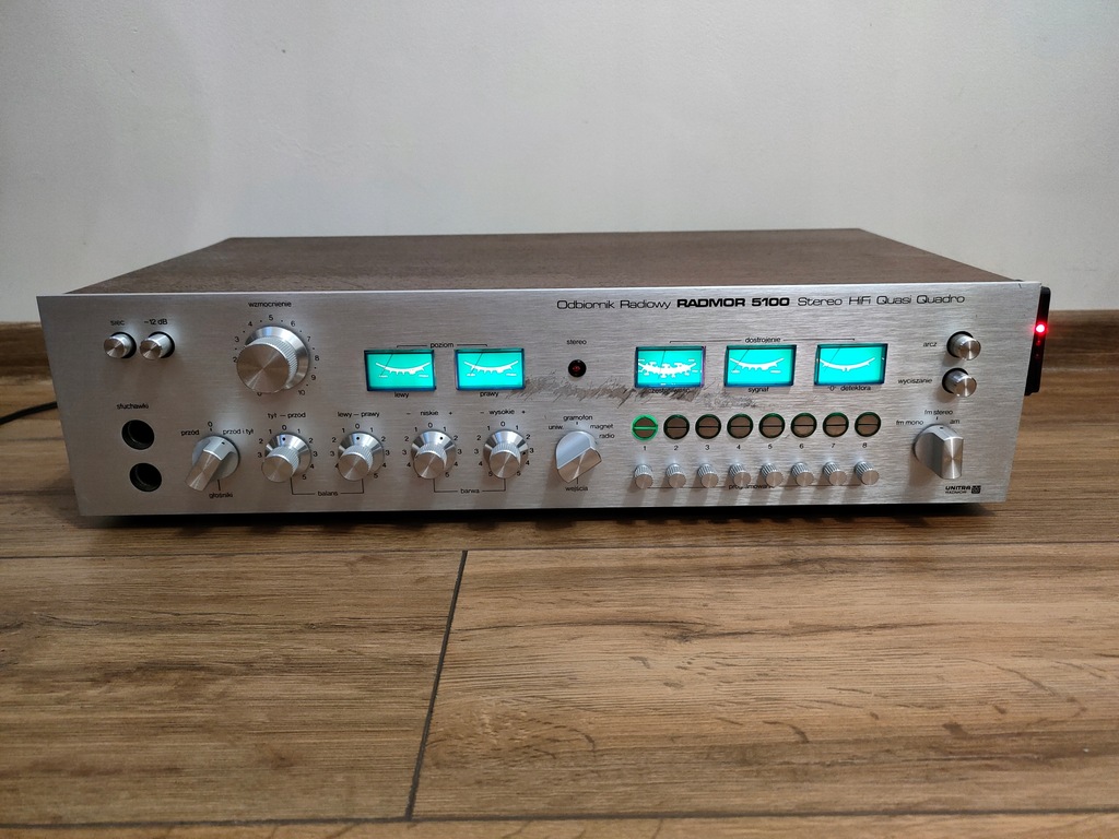 Amplituner RADMOR 5100 wskaźniki VARIA !idealny! - 13421322384 ...