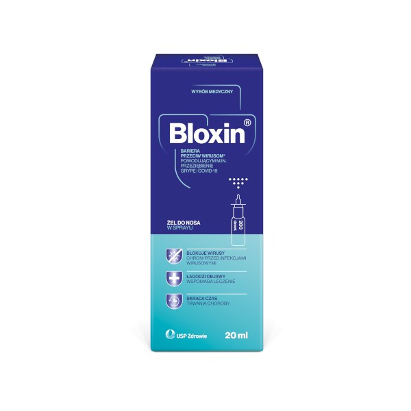 BLOXIN SPRAY DO NOSA NA WIRUSY GRYPĘ PRZEZIĘBIENIE - 11389629536 ...