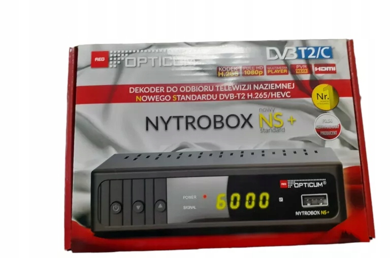 DEKODER OPTICUM NYTROBOX NS+ KOMPLET + PARAGON - 12664969367 ...