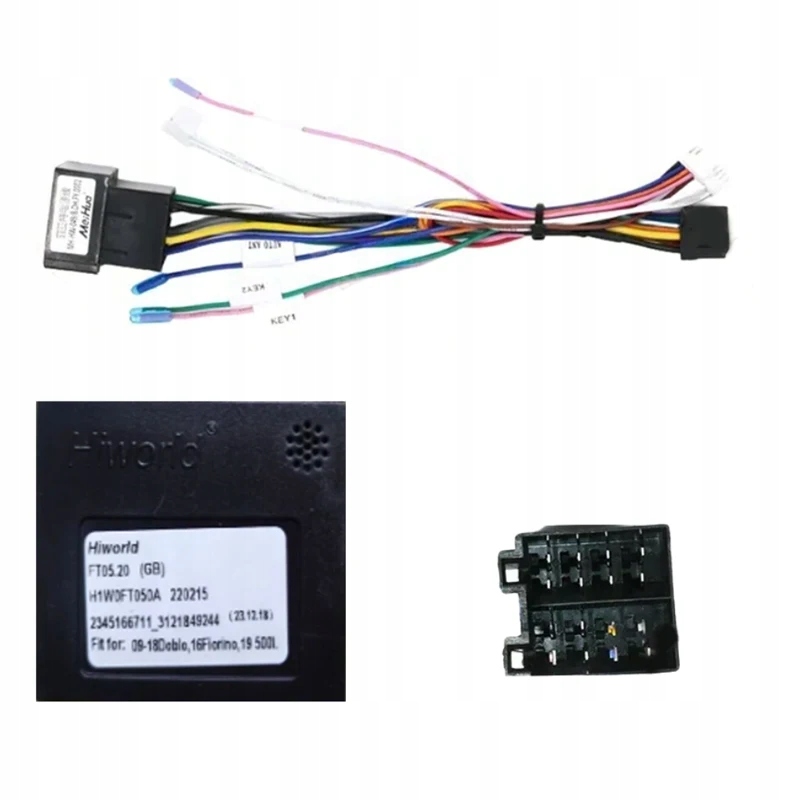 Car 16pin Wiring Harness Adapter Canbus Box Decoder For Fiat 500 Fiorino - 15426881266 ...