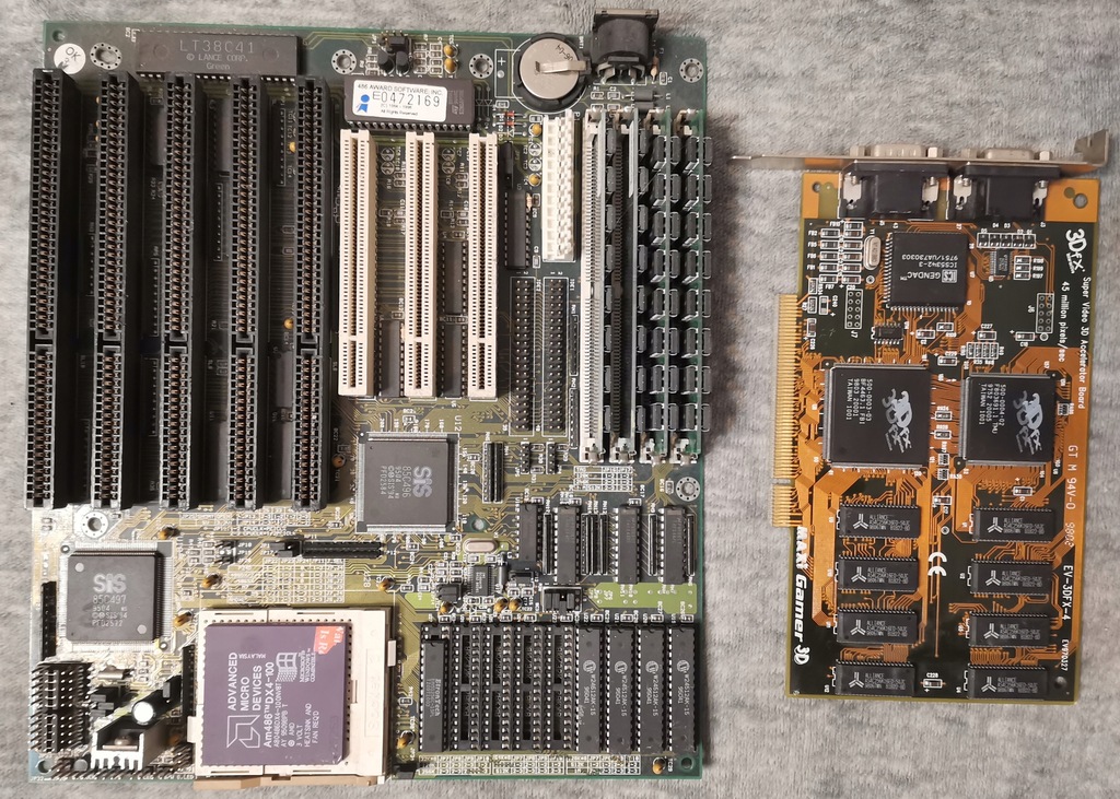 Płyta główna AMD 486DX-100 Voodoo 3Dfx Maxi Gamer - 12971680825 ...