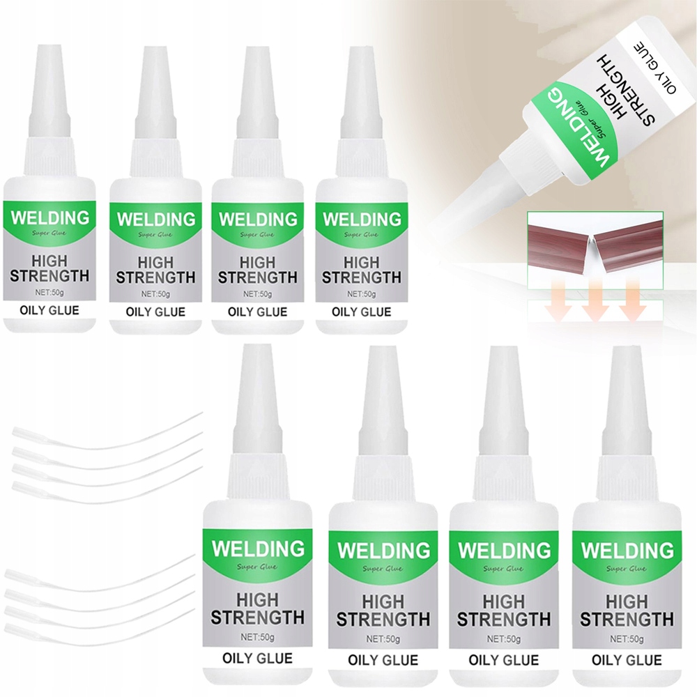 8 SZT 50 ML WODOSZCZELNY SUPER KLEJ DO KLEJENIA KAMIENIA SZKŁA PŁYNNY ...