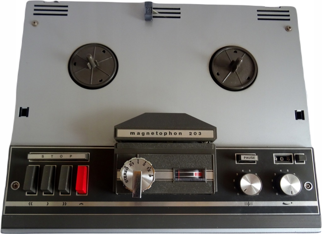 Telefunken magnetofon szpulowy magnetophon 203 sprawny SUPER STAN ...