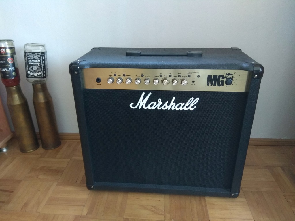 WZMACNIACZ COMBO GITAROWE MARSHALL MG 100 FX - 8241920175 - oficjalne archiwum Allegro