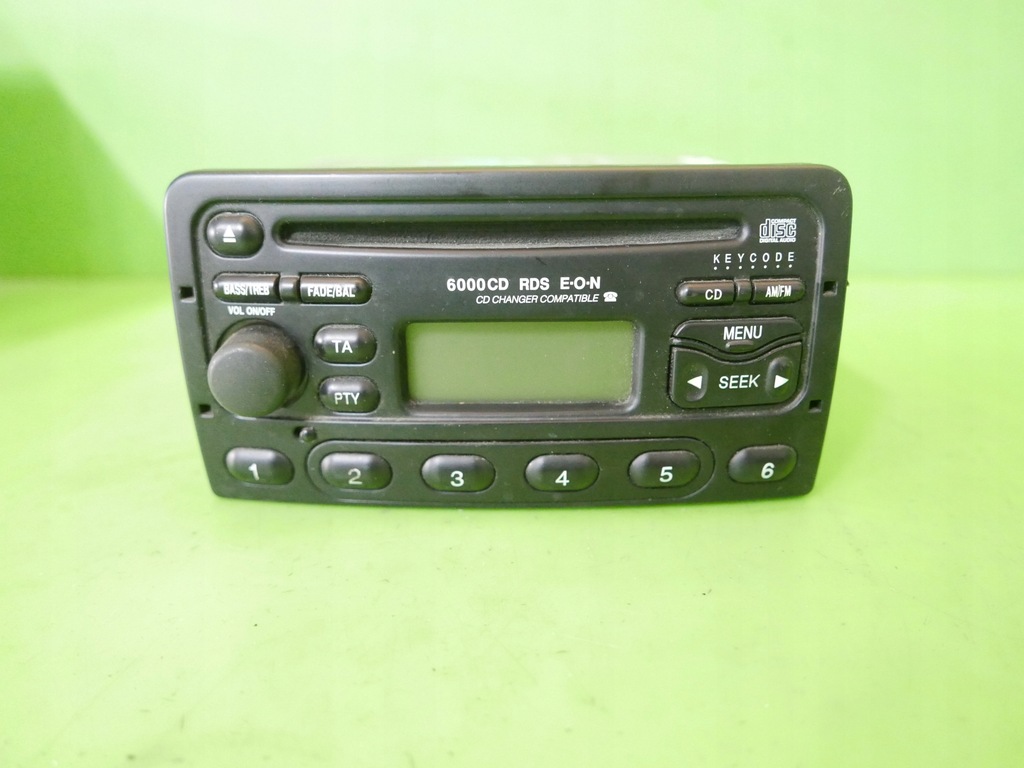 RADIO NA PŁYTY RADIOODTWARZACZ FORD 6000 CD RDS EON + KOD - 14758784881 ...