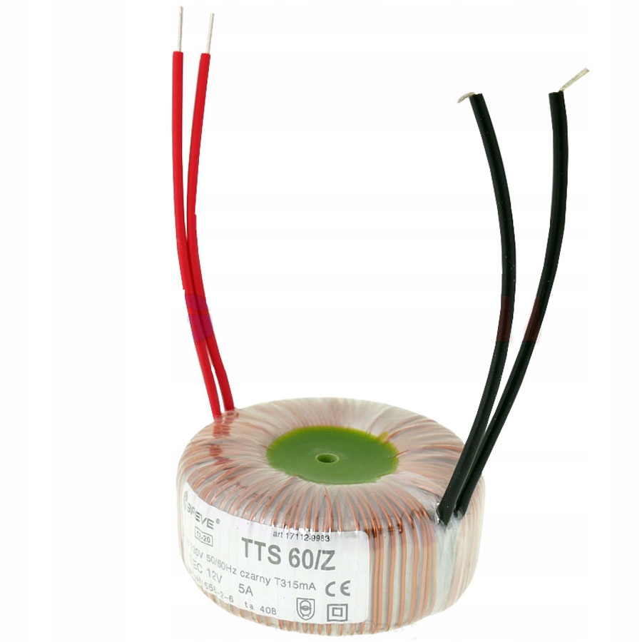Transformator toroidalny 230V - 12V TTS60/Z Breve - 11673949339 - oficjalne archiwum Allegro