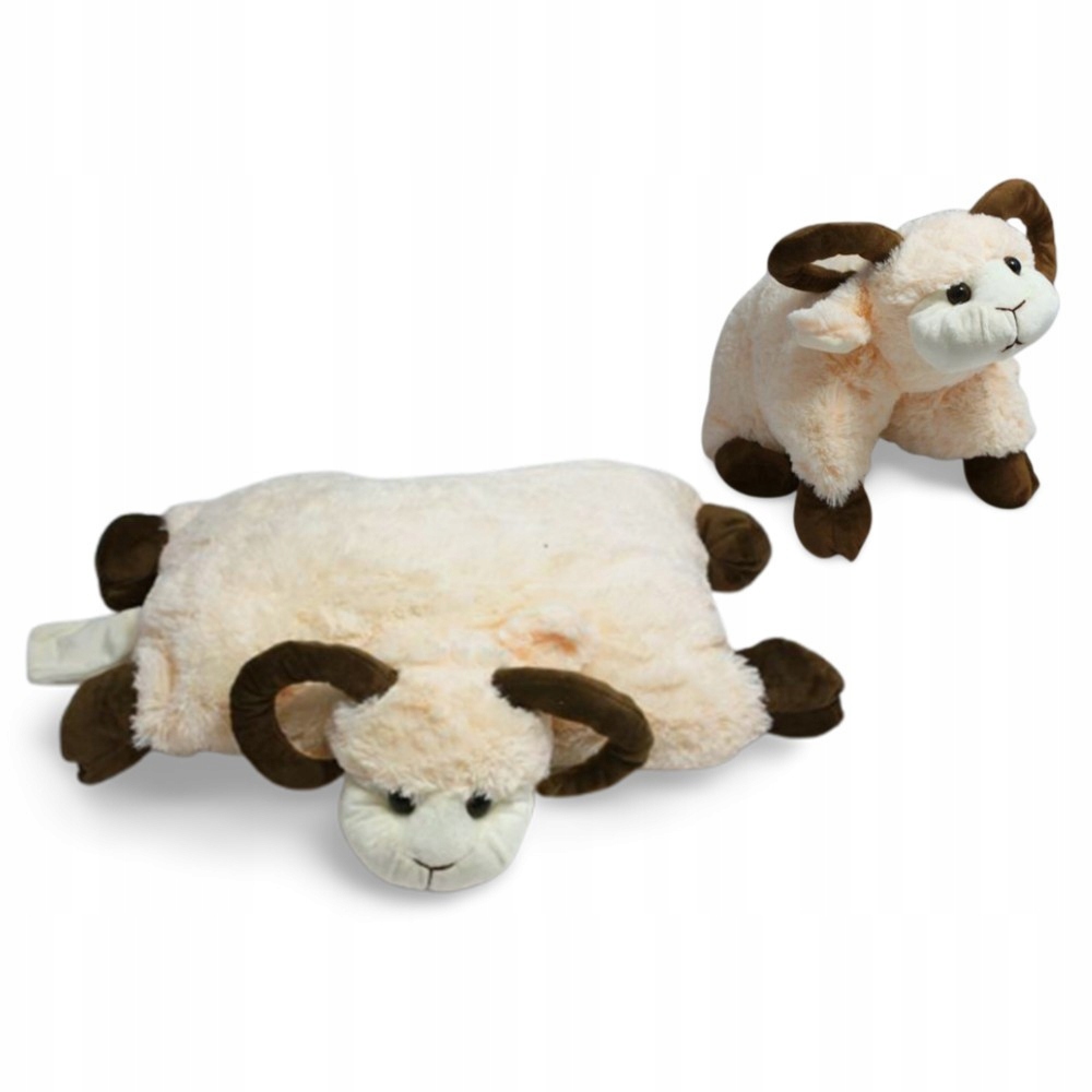 PODUSZKA BARANEK 2W1 MASKOTKA Z PODUSZKĄ 42CM - 12876400143 - oficjalne ...