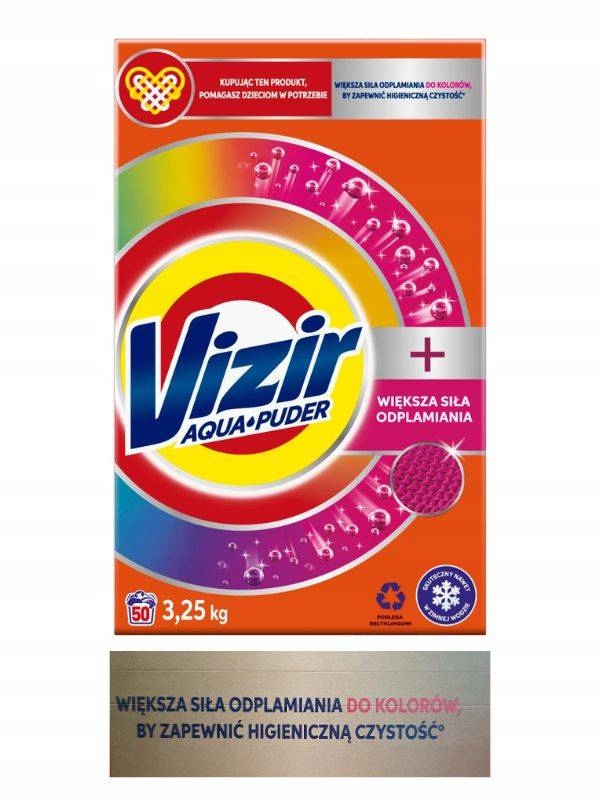 Vizir Proszek Prania Kolor Niskiej Temp 3,25kg 50 - 13976658461 ...