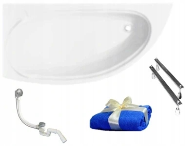 BESCO MINI WANNA AKRYLOWA 150x70 LEWA + SYFON - 9217360972 - oficjalne ...