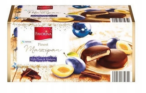 FAVORINA TALARKI MARCEPANOWE ZE ŚLIWKĄ 300G Z NIEMIEC - 15118006095 ...