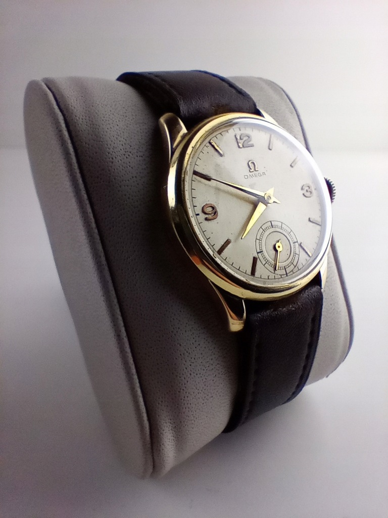 ZŁOTY ZEGAREK MECHANICZNY OMEGA 14K 585 - 14669744389 - oficjalne ...