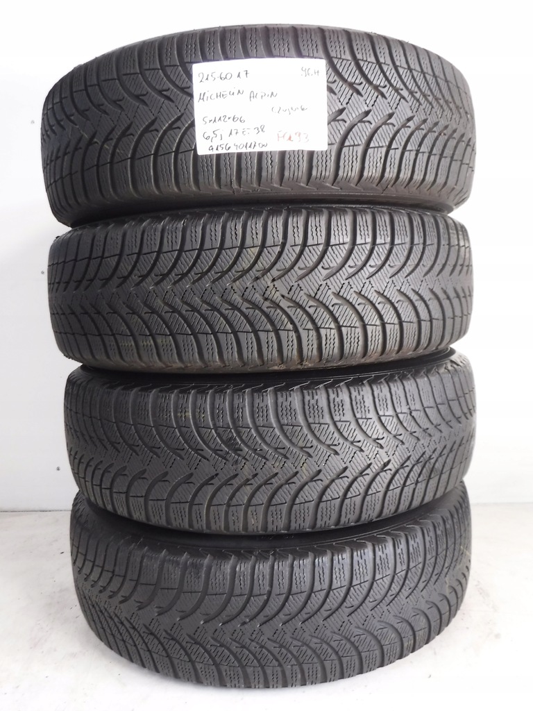 OPONY ZIMOWE 215/60/17 98H MICHELIN ALPIN - 13080896535 - oficjalne archiwum Allegro