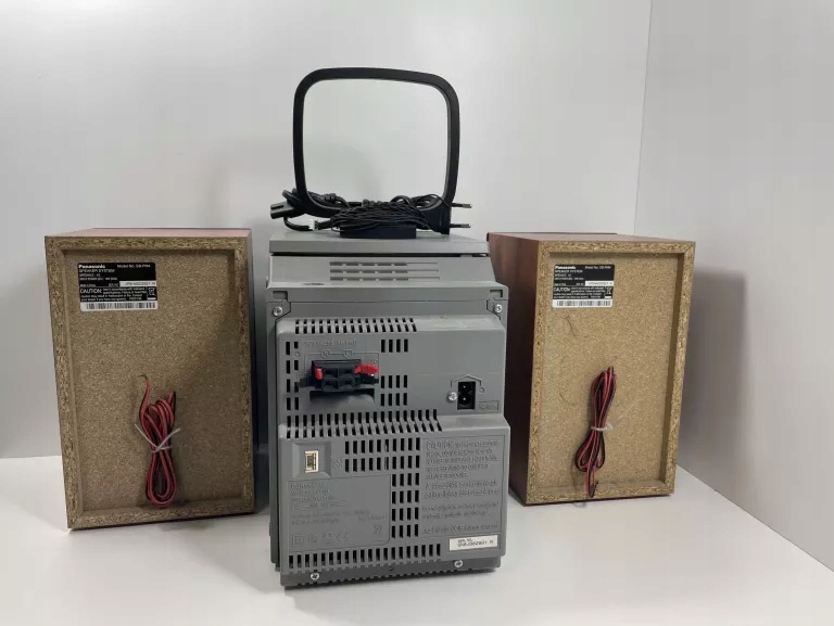 WIEŻA PANASONIC SA-PM4 + 2 KOLUMNY BEZ PILOTA - 13893703245 - oficjalne archiwum Allegro
