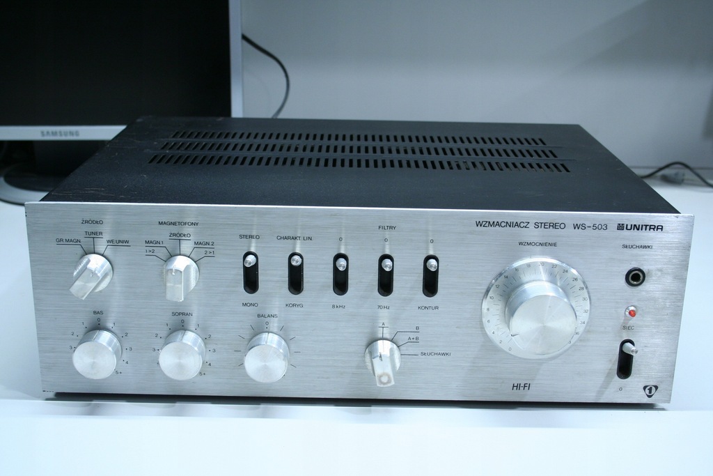 Wzmacniacz Unitra WS-503 - 13636431847 - oficjalne archiwum Allegro