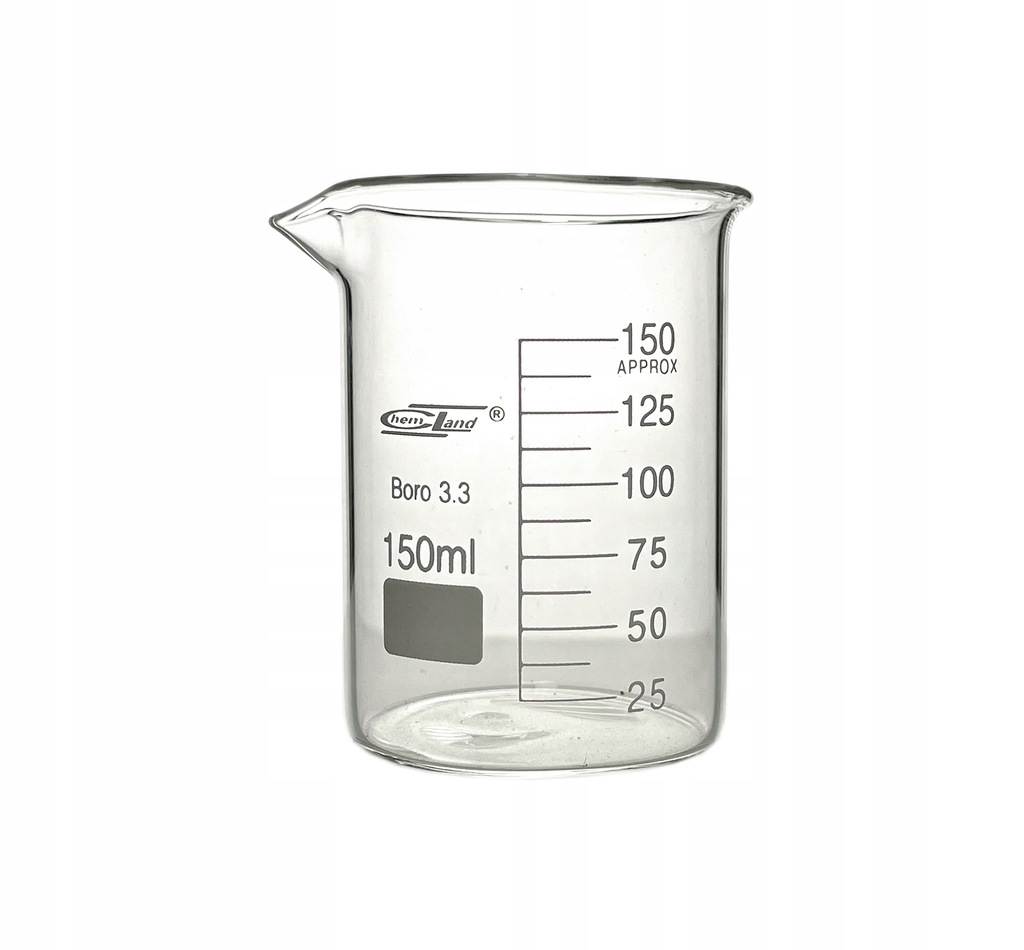 ZLEWKA SZKLANA NISKA 150ml (CHEMLAND) - 14977335020 - oficjalne archiwum Allegro