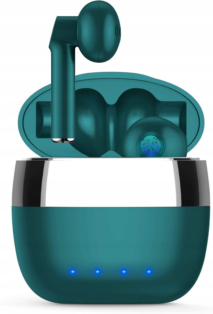 SŁUCHAWKI BEZPRZEWODOWE DOUSZNE TWS M35 ZIELONE - 12500695304 ...