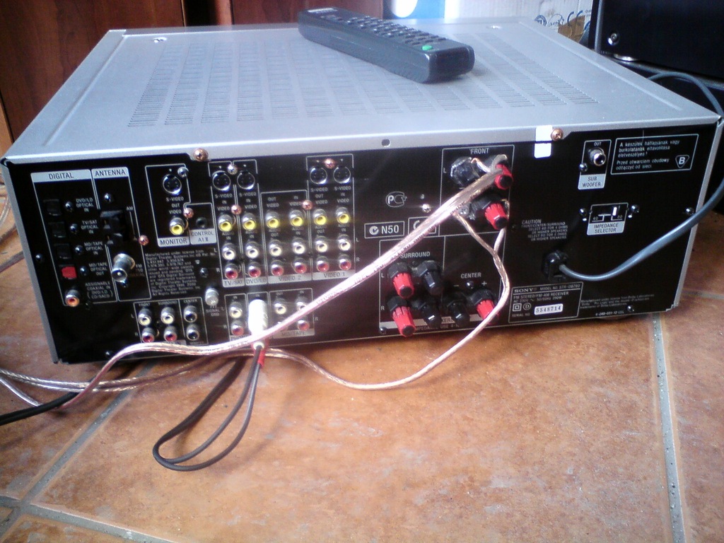 Amplituner Sony STR-DB780 seria QS 5.1 - 12242988375 - oficjalne ...