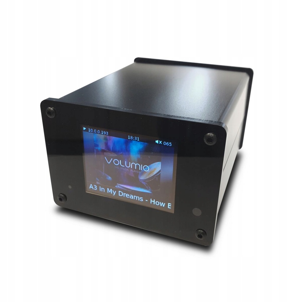 RASPDAC MINI LCD Streamer DAC ES9038Q2M dla Raspberry Pi4 32 bity / 384 ...