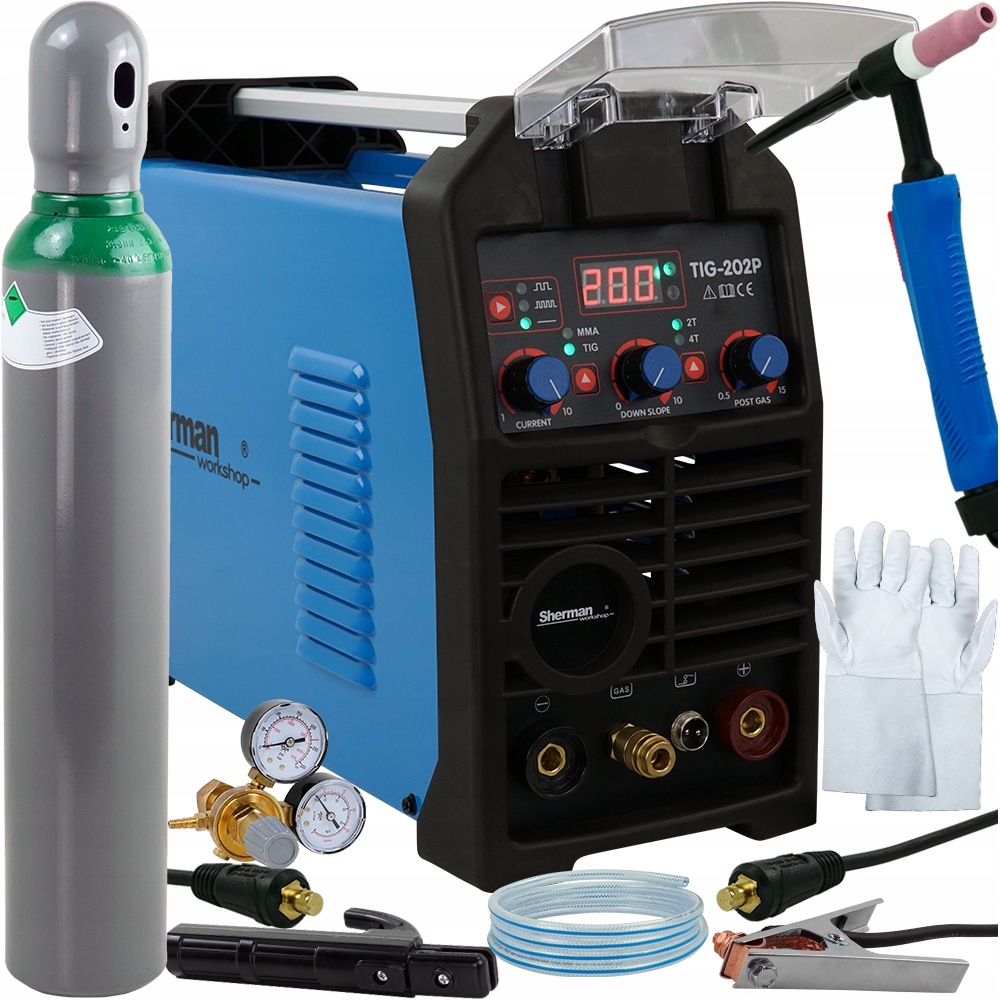 Spawarka inwertorowa z pulsem TIG 202 DC HF MMA - 8947322692 ...