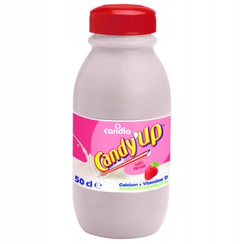 CANDY'UP napój mleczny o smaku truskawkowym 500 ml - 10813370380 ...
