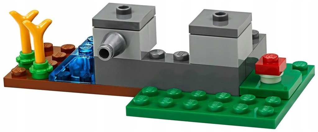 Niekompletne LEGO MINECRAFT 30394 tylko budowla - 11076099922 ...