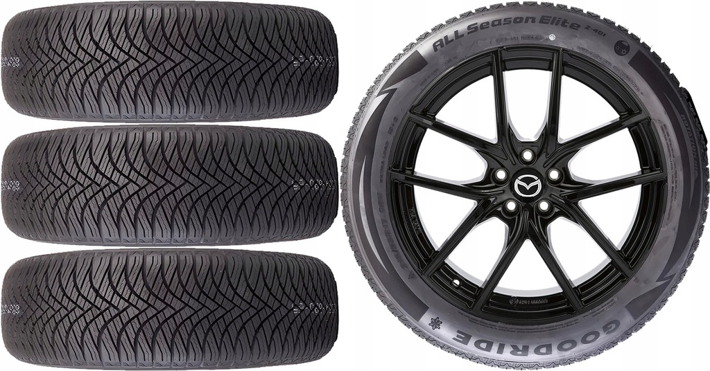 NOWE KOŁA CAŁOROCZNE Mazda 3-3g Goodride 215/45R18 - 13362659447 ...