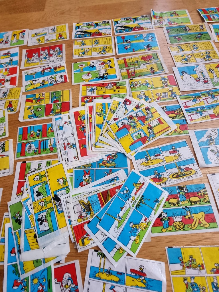 Guma Donald historyjki obrazkowe kolekcja 242 szt. - 12578888765 ...