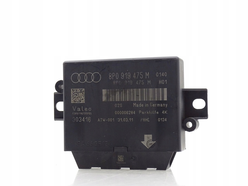 MODUŁ KOMPUTER STEROWNIK PARKOWANIA PDC AUDI A3 8P LIFT 8P0919475M ...
