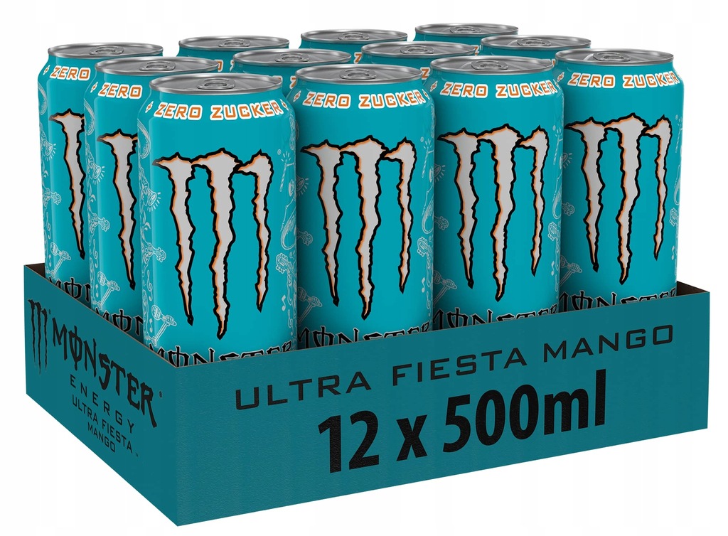 Monster Energy Drink Ultra Fiesta Mango 12x500 ml - 14834252568 ...