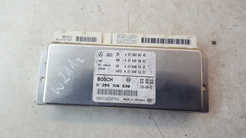 Moduł świec 0025426419 Mercedes W211 - 11899872317 - oficjalne archiwum ...