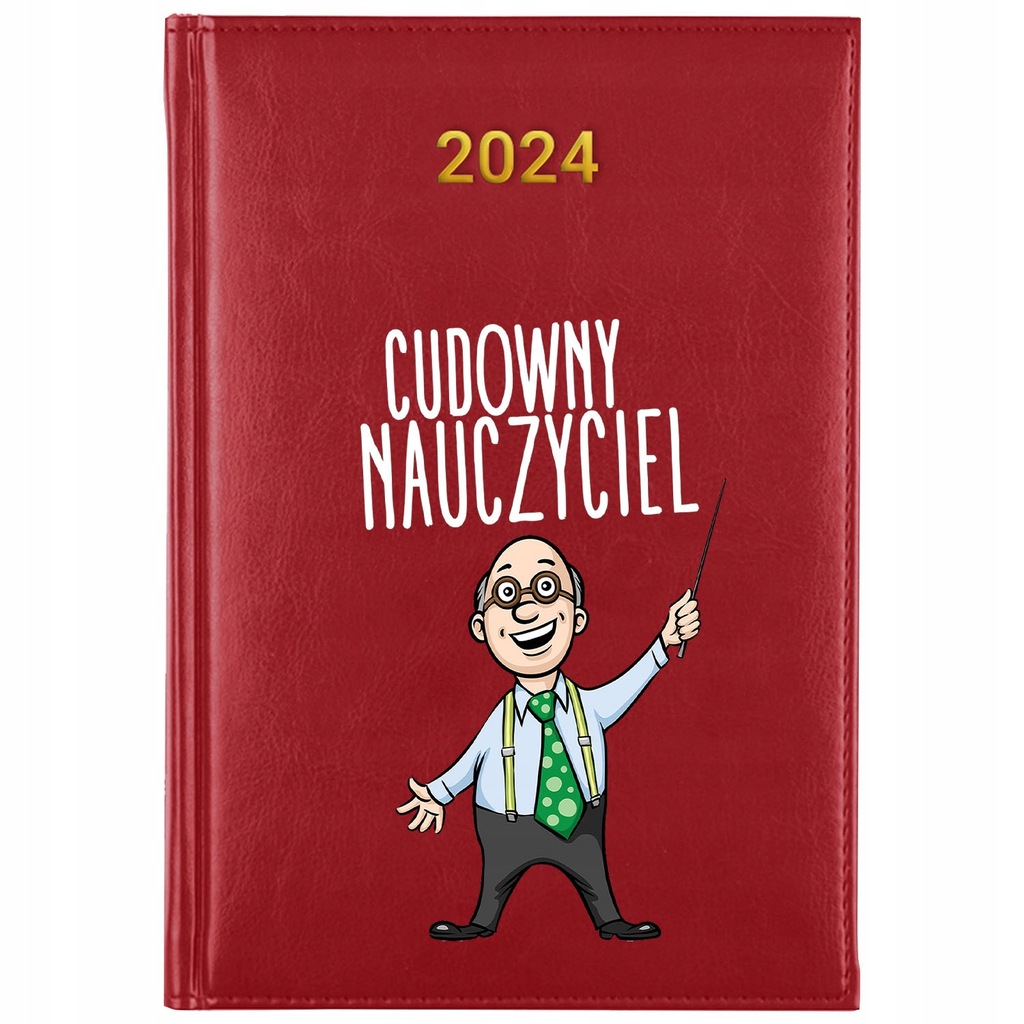 Kal PLANER A5 2024 RED PDM DZIEŃ NAUCZYCIELA 16 - 14337595392 ...