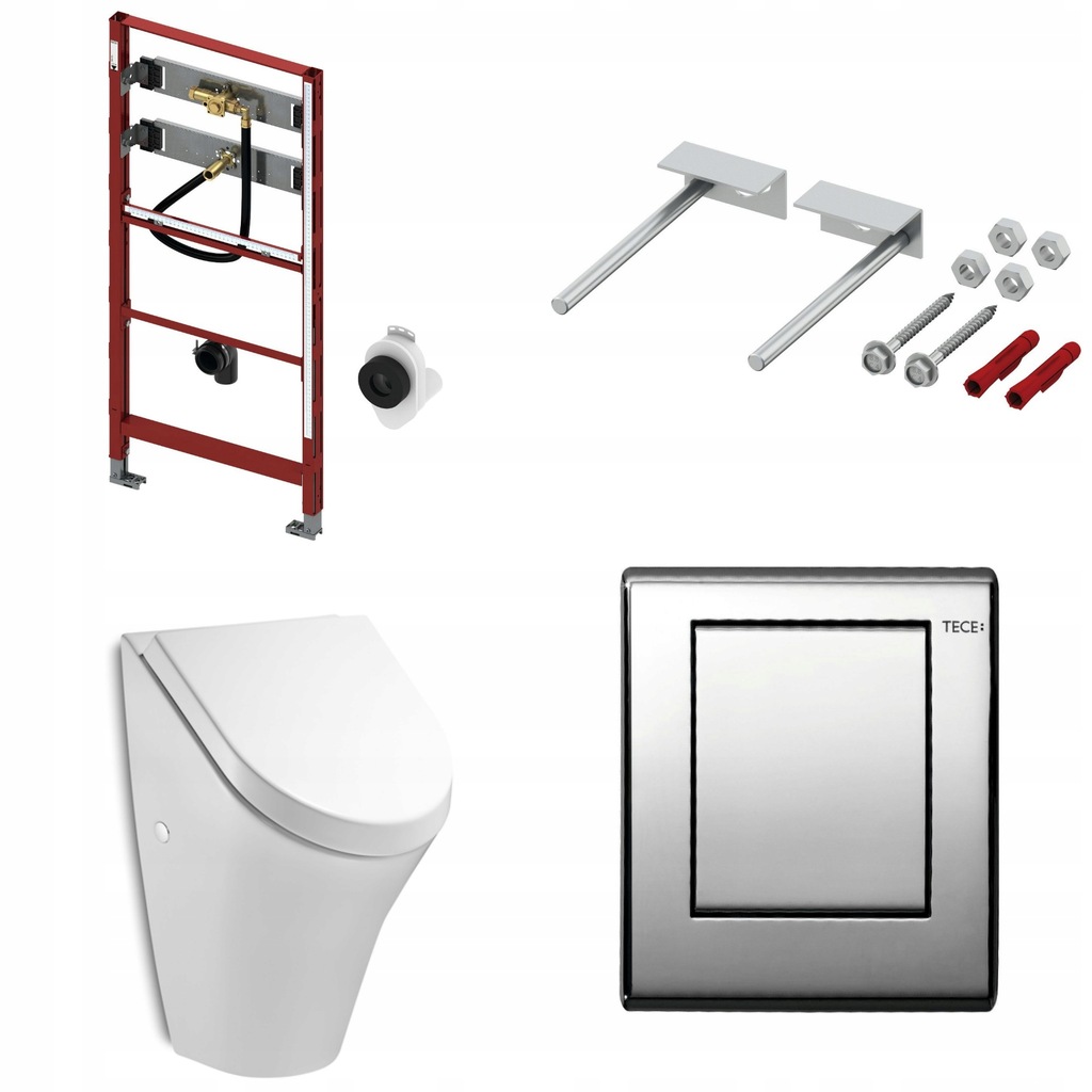 ROCA NEXO pisuar z pokrywą zestaw spłuczka stelaż - 7980021085 ...