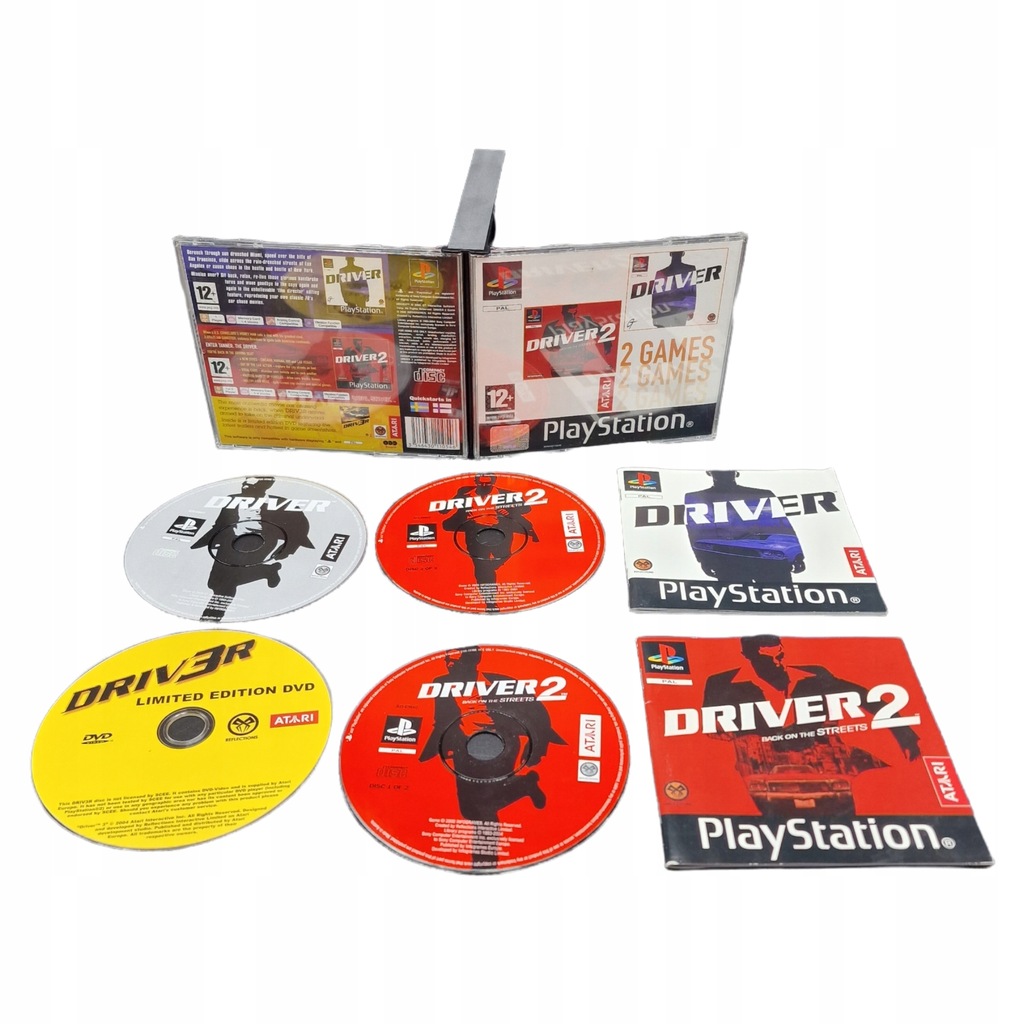 DRIVER , DRIVER 2 GAMES + LIMITED EDITION S (PSX) - 12425268913 ...