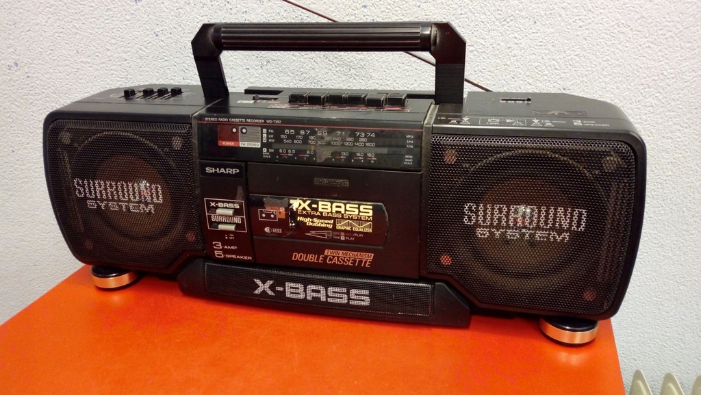 Boombox SHARP WQ-T352 radiomagnetofon ghetto blaster jamnik - 15167480964 - oficjalne archiwum ...