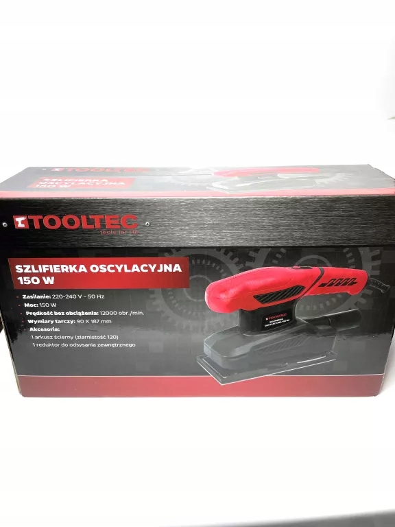SZLIFIERKA OSCYLACYJNA TOOLTEC 150W / ZAPAKOWANA - 12853463991 ...