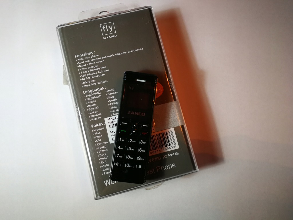 ZANCO FLY mini telefon najmniejszy na ŚWIECIE NOWY - 7838660525 ...