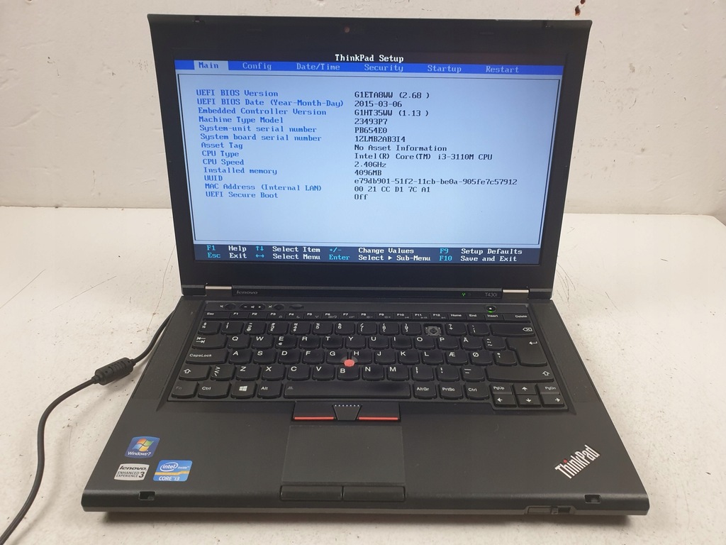 Lenovo ThinkPad T430i i3 (2043574) - 12603762283 - oficjalne archiwum ...
