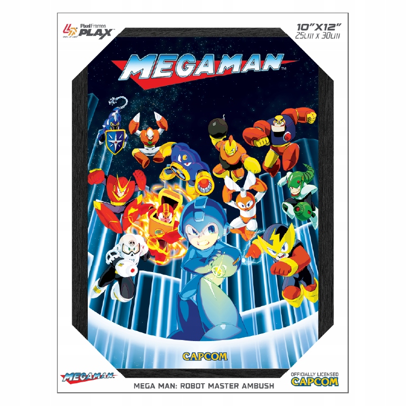 Pixel Frames Plax Ramka Obrazek 3D Mega Man Legacy - 14603517061 ...