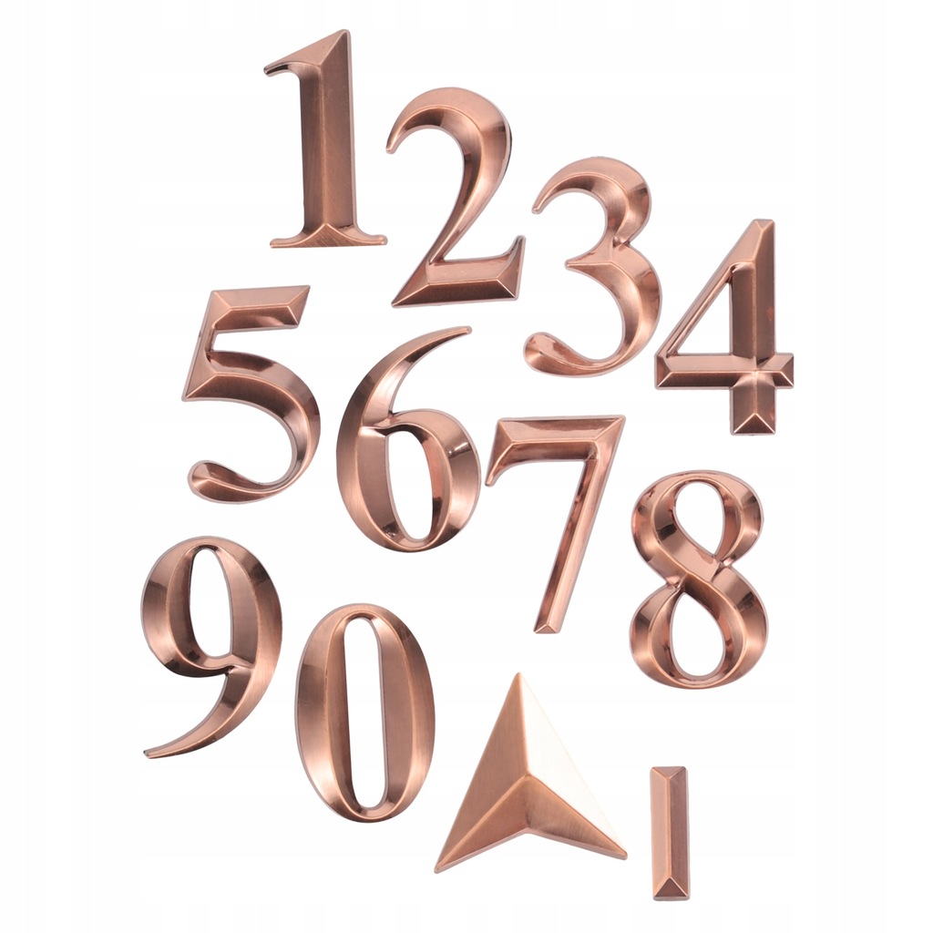 1 SET WALL NUMBER SIGNS SYMBOL SIGNS DECORATIVE - 14336987965 ...