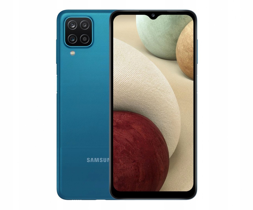 Samsung Galaxy A12 s A127 NOWY BLUE ORYG GWAR 3/32 - 12376588843 ...