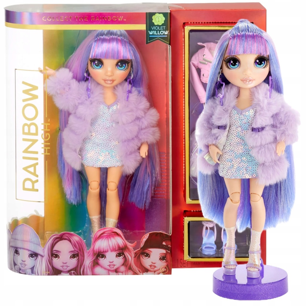 Rainbow High Lalka Violet Willow (569602) - 12568804852 - oficjalne ...