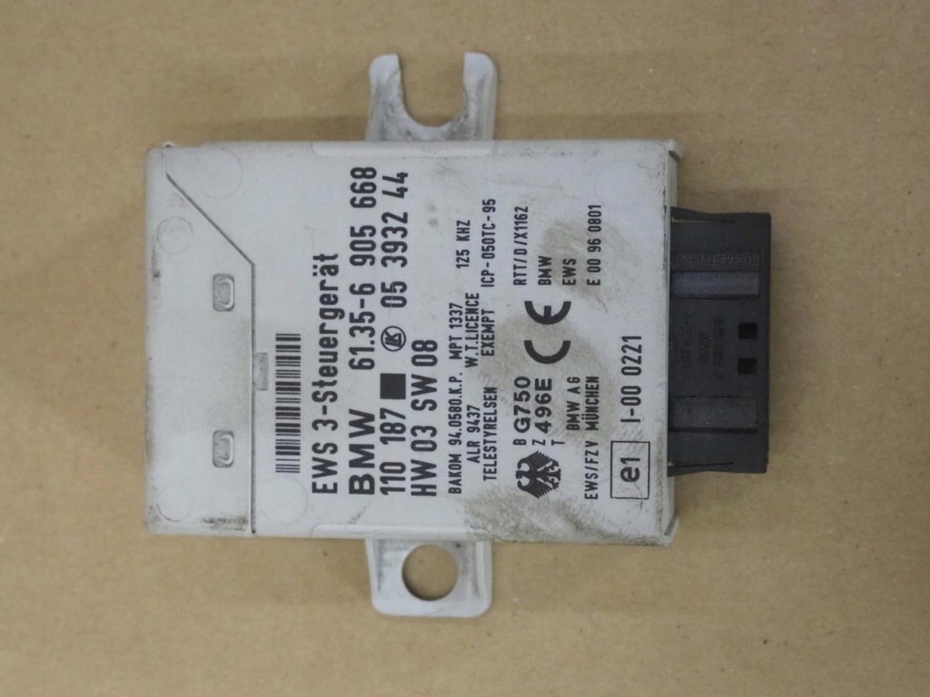 MODUŁ STEROWNIK IMMOBILIZERA EWS BMW E39 6905668 - 15571421581 ...