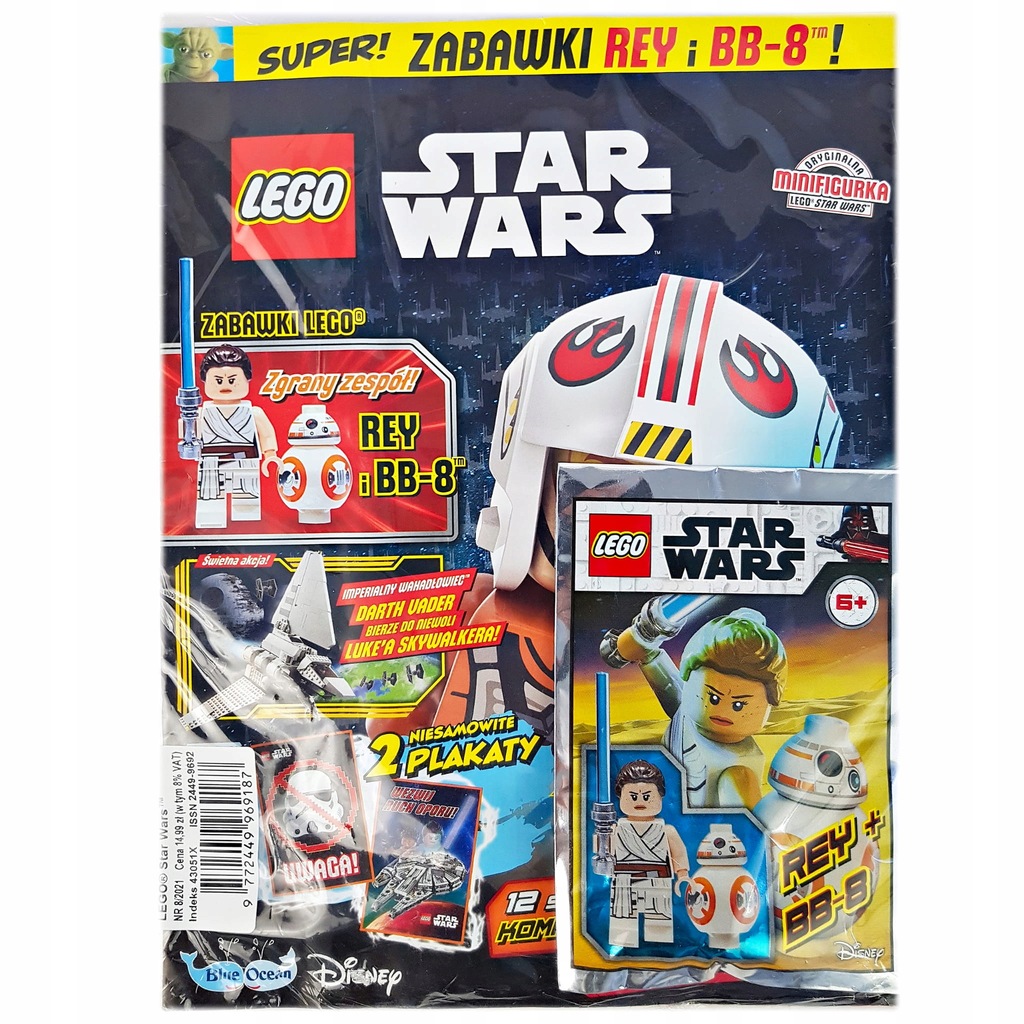 LEGO STAR WARS 8/2021 + REY + BB-8 - 12610609772 - oficjalne archiwum ...